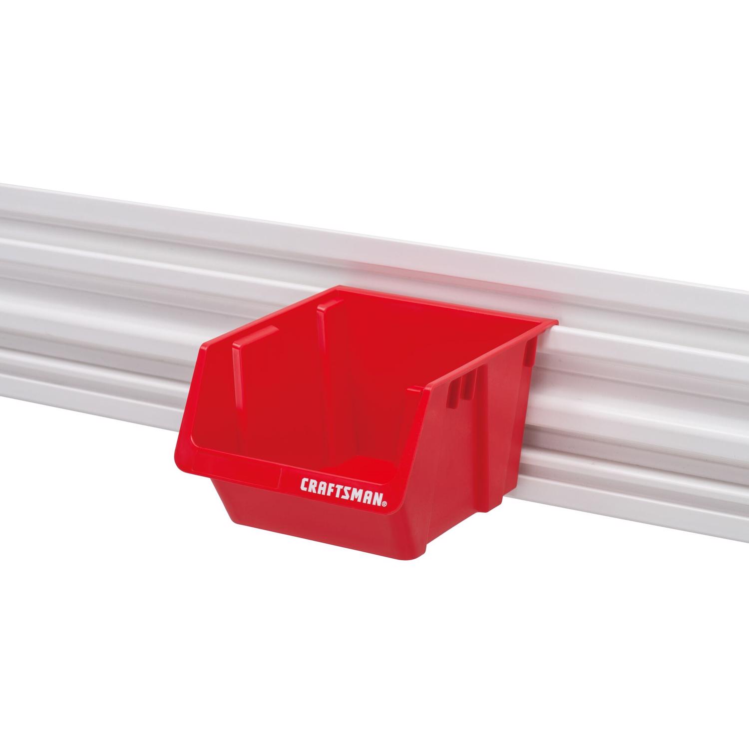 Craftsman VersaTrack Small Parts Bin Plastic Red - Walmart Texas