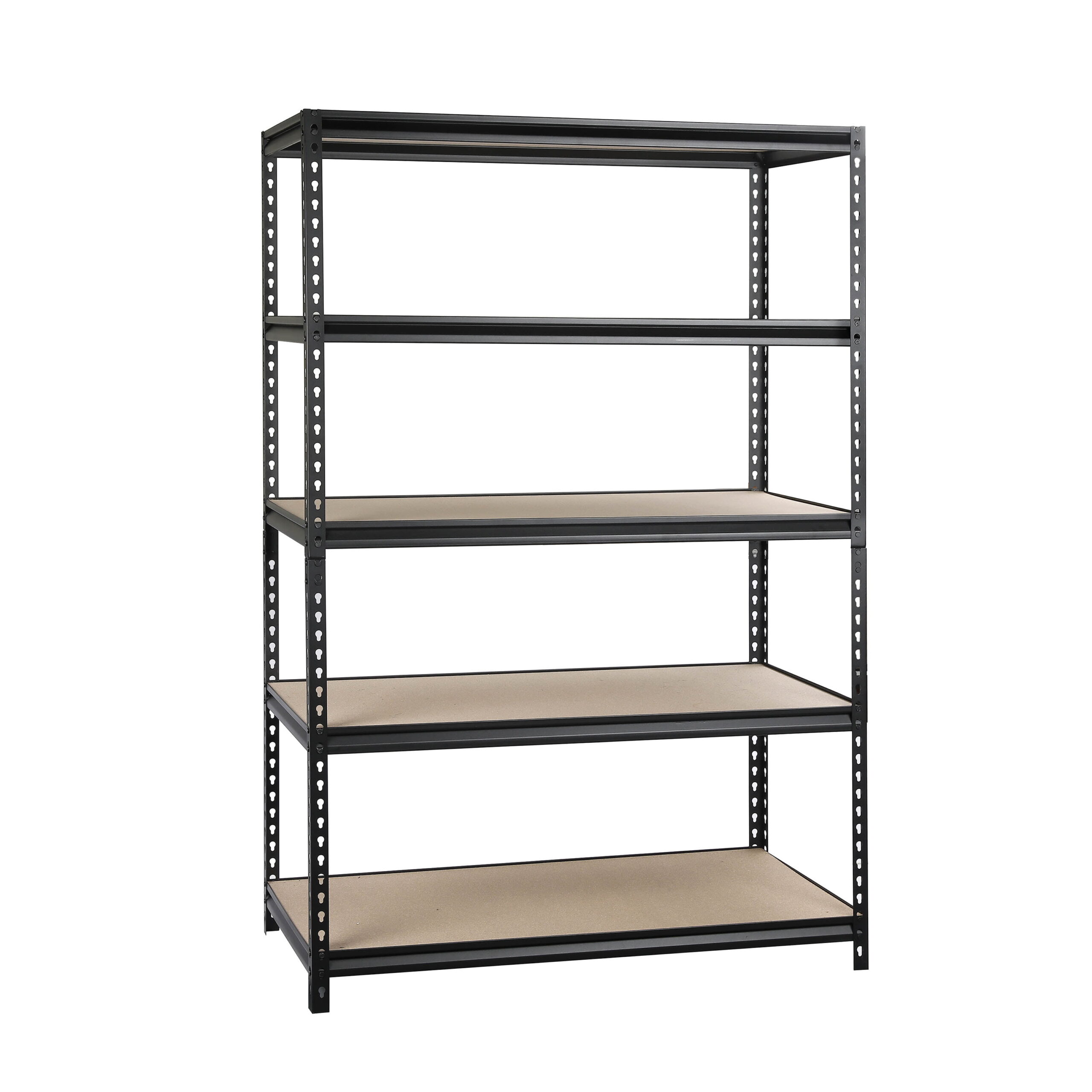 WORKPRO 48-inch 5-Tier Freestanding Shelf with Particle Board Shelves ...