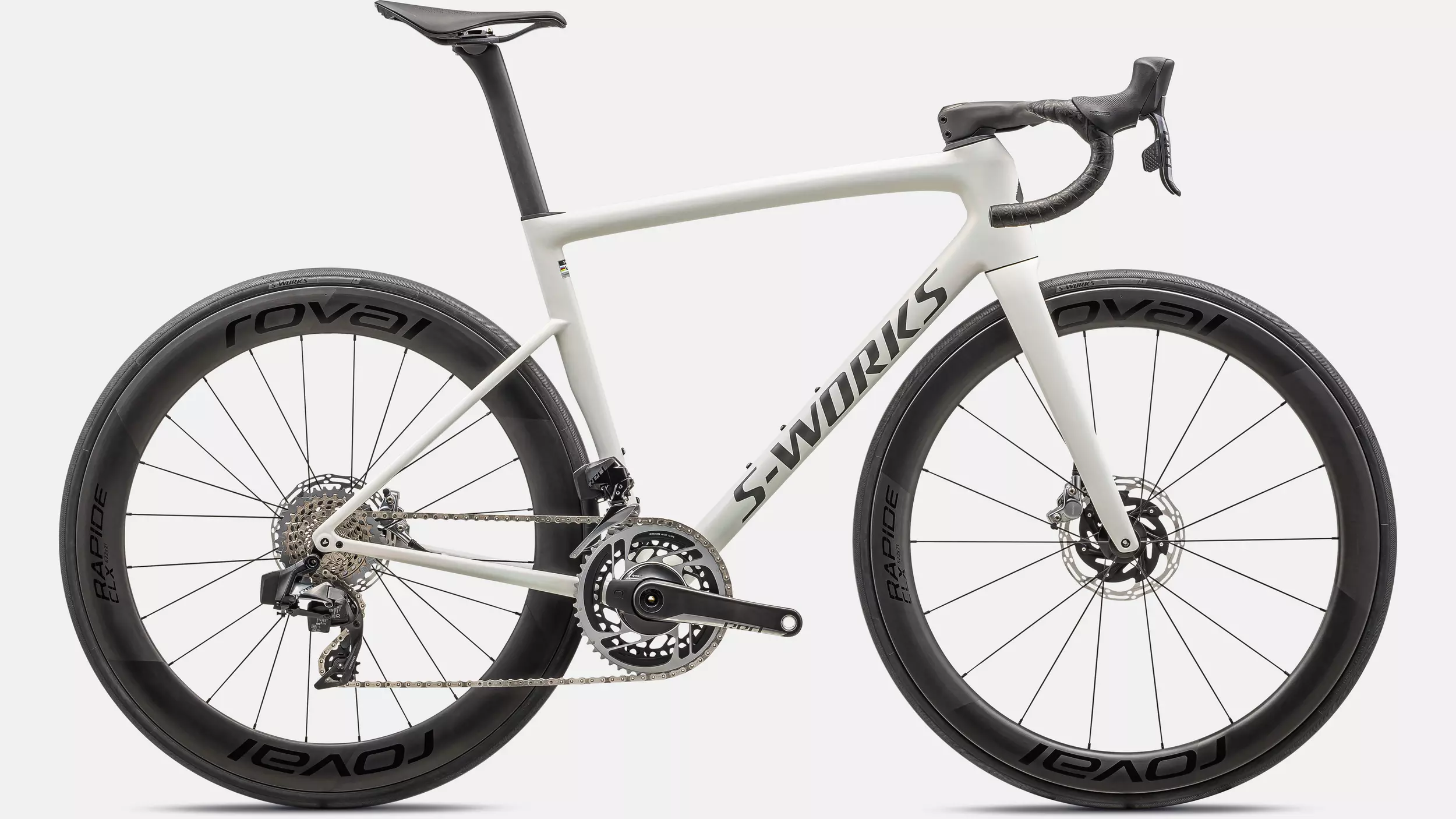 2024 S-Works Tarmac SL8 - SRAM Red eTap AXS - Satin Fog Tint / Green ...