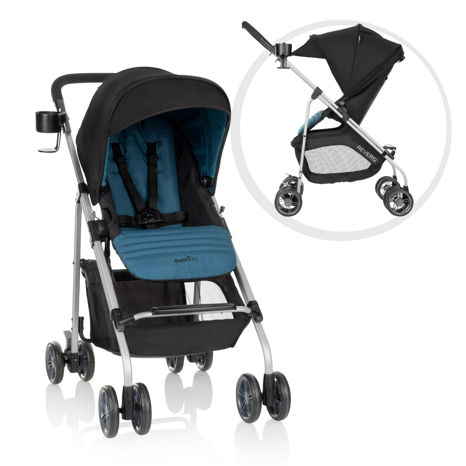Evenflo Reversi Lightweight Stroller, Artimus Blue - Walmart Texas