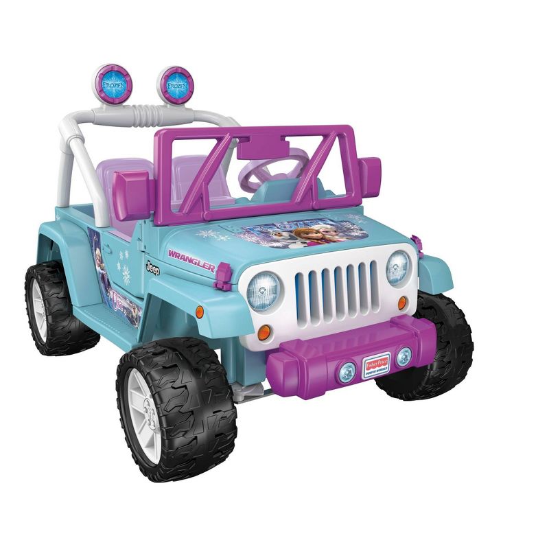 Power Wheels 12V Disney Princess Frozen Jeep Wrangler Powered RideOn 67 ...