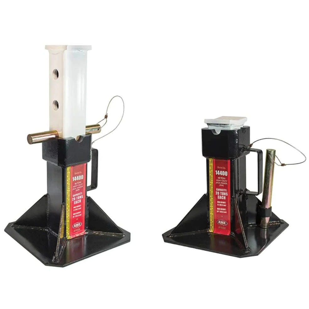 AME 40 U.S. Ton Heavy Duty Jack Stands, 1 Pair - Texas Outlet