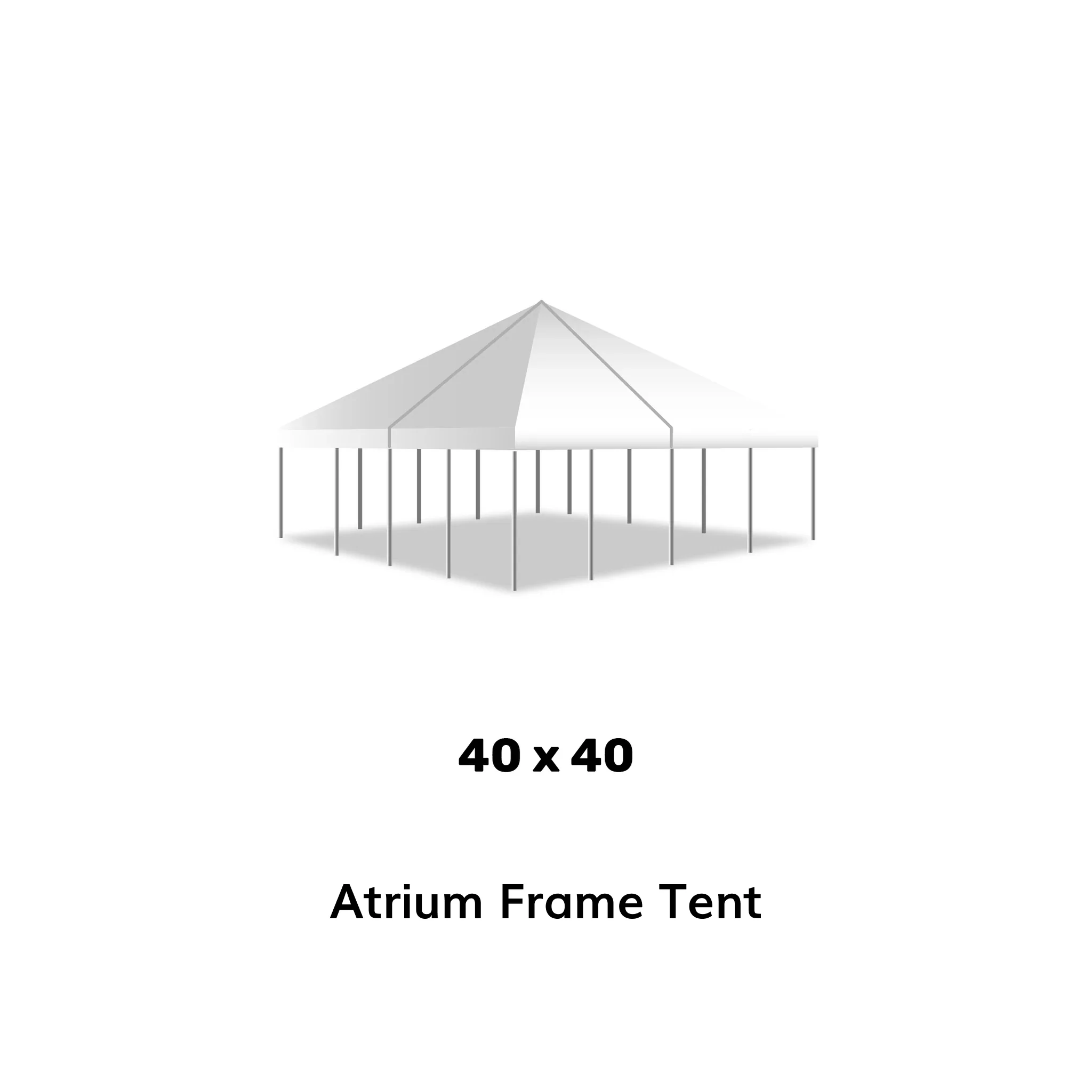 40x40 Frame Tent - Walmart Texas