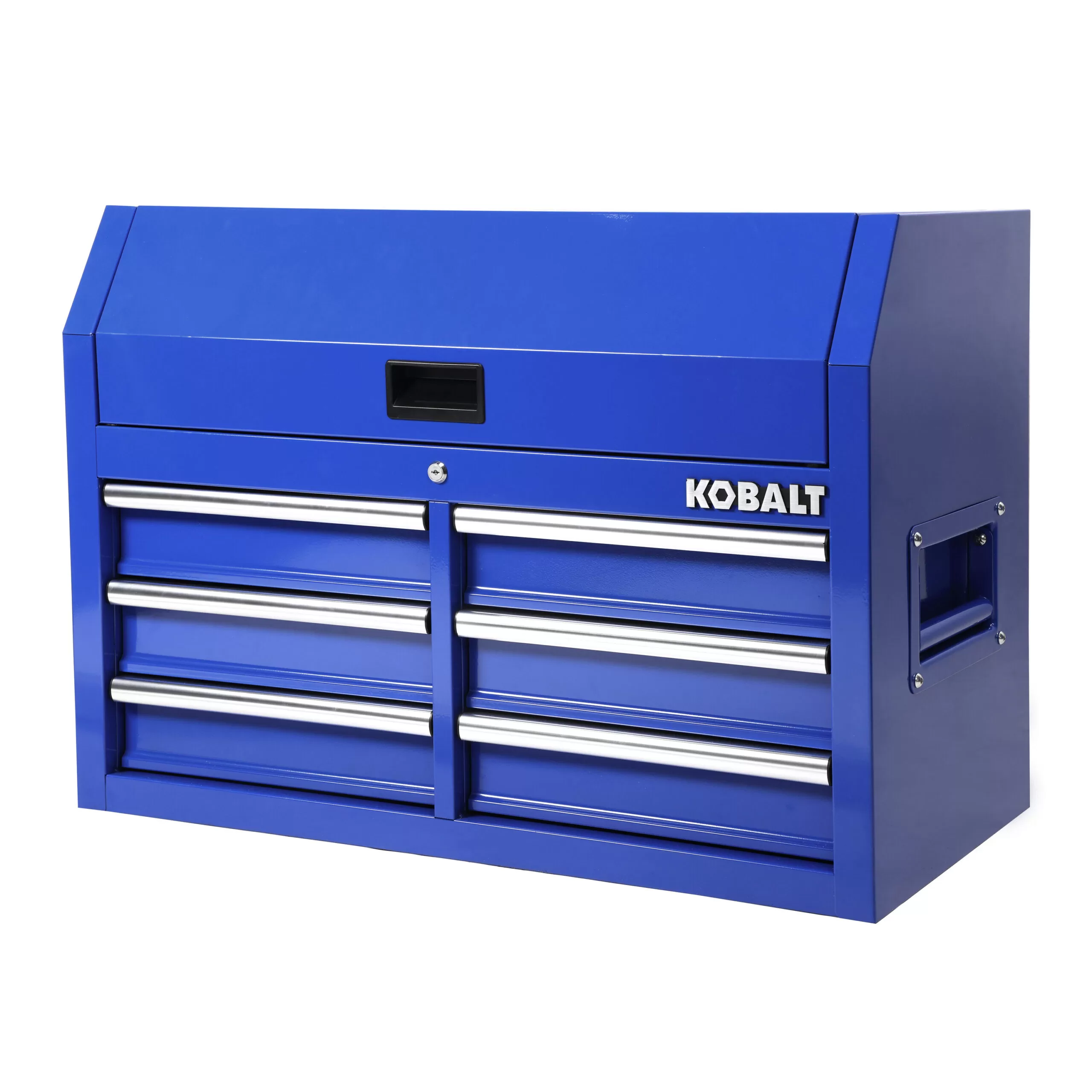 Kobalt 35.6-in W x 24.8-in H 6-Drawer Steel Tool Chest (Blue) - Walmart ...