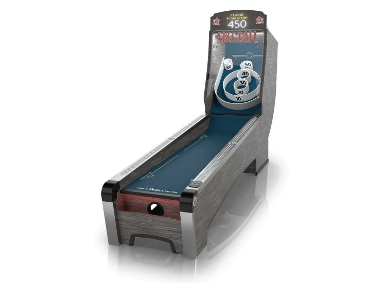Skee-Ball Premium Indigo Home Arcade Skee-Ball Machine - SKEEBALLINDIGO ...