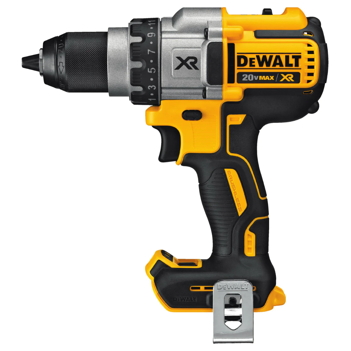 DeWalt DCD991B 20V MAX XR Lithium Ion Brushless 3-Speed Drill/Driver ...