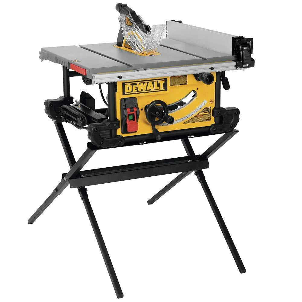 DeWALT DWE7491X 15 Amp 10 Inch Job Site Table Saw with Mobile Scissor Stand - Walmart Texas