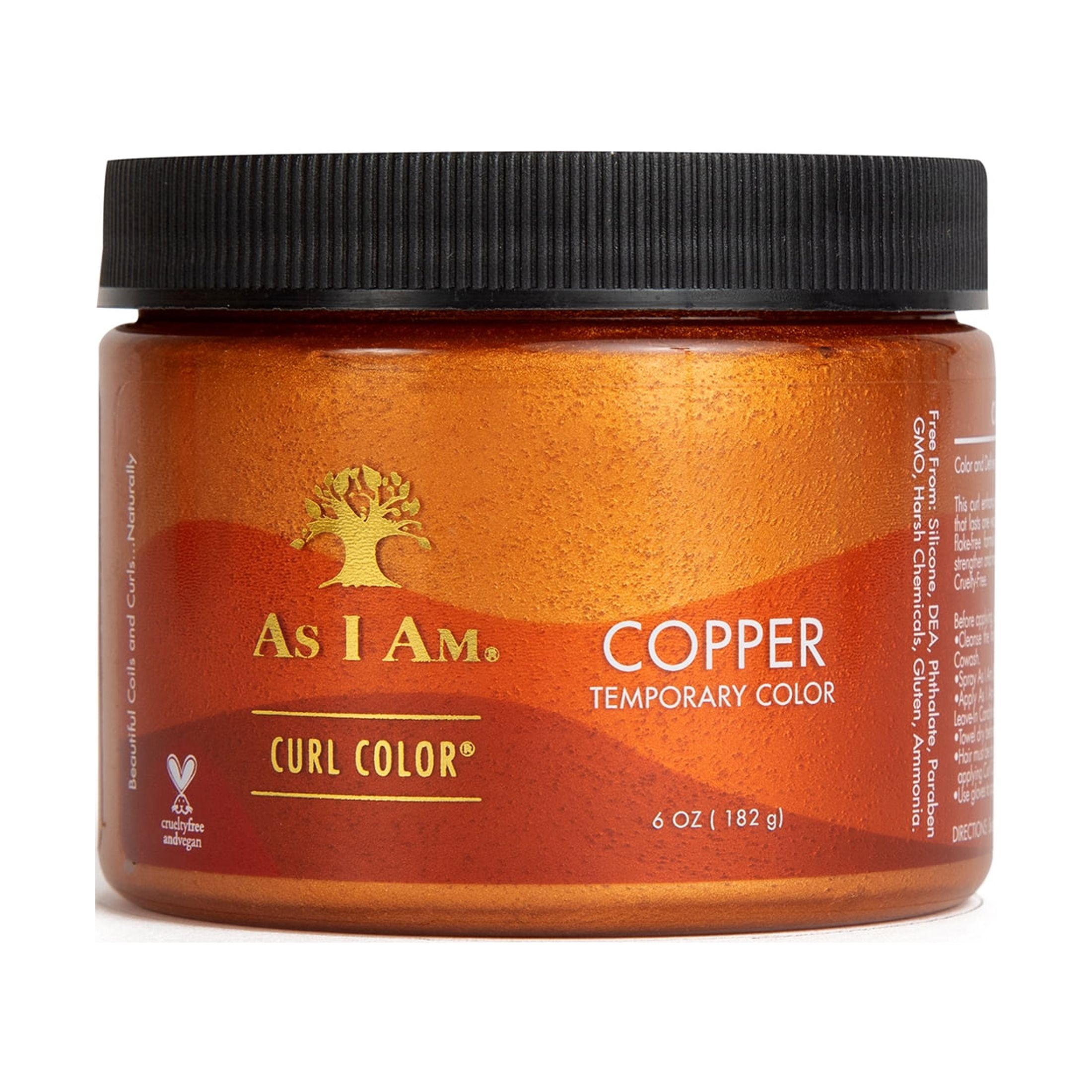 As I Am Curl Color™ Temporary Color Gel Damage free - Copper, Curl ...