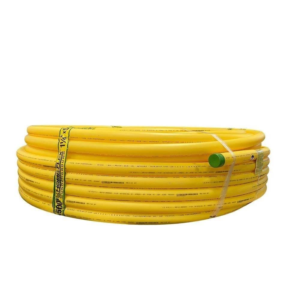 1-1/4 in. IPS x 500 ft. 11 Underground Yellow Polyethylene GAS Pipe ...