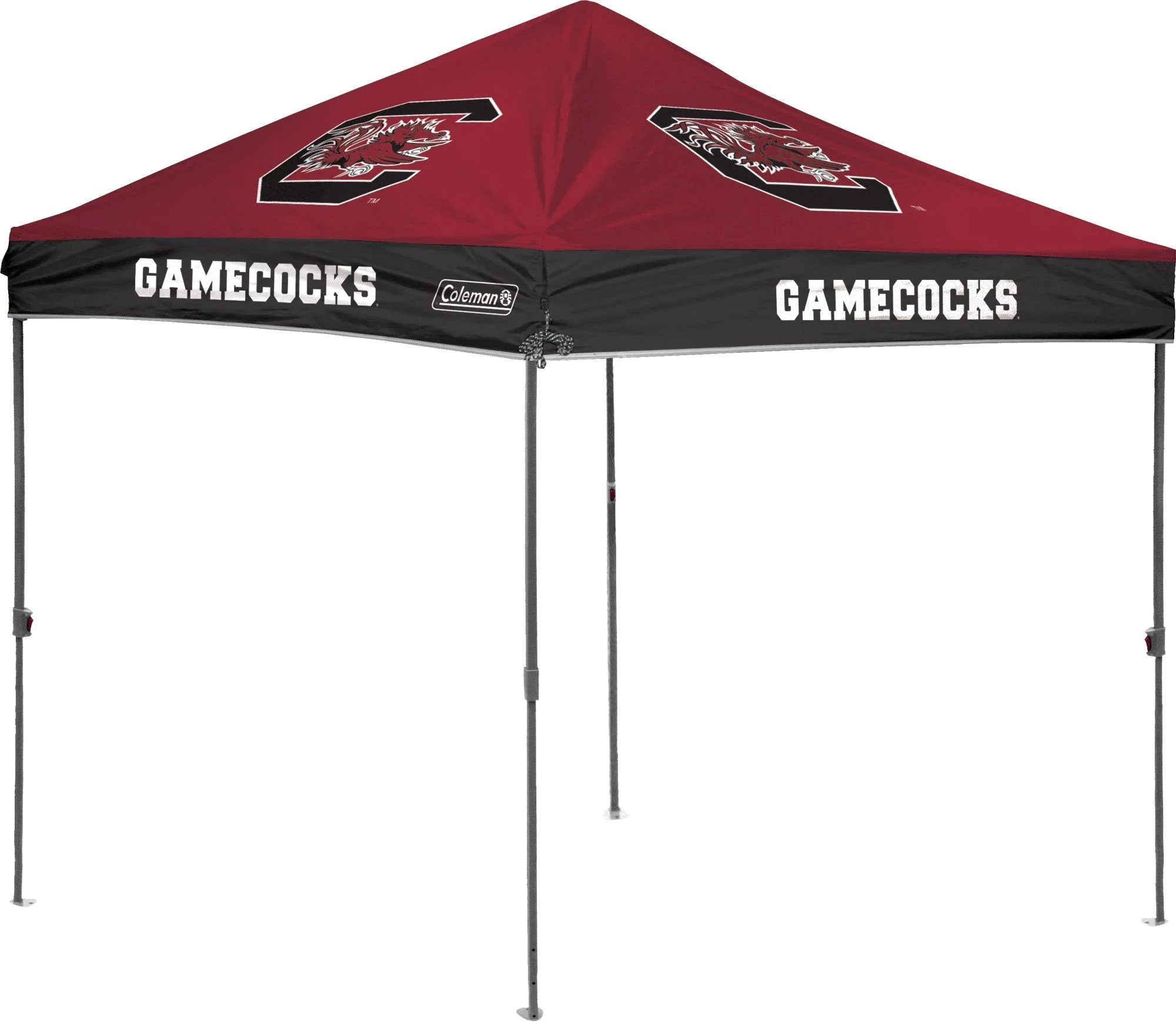 University of South Carolina Gamecocks 10 x 10 Straight Leg Canopy with ...