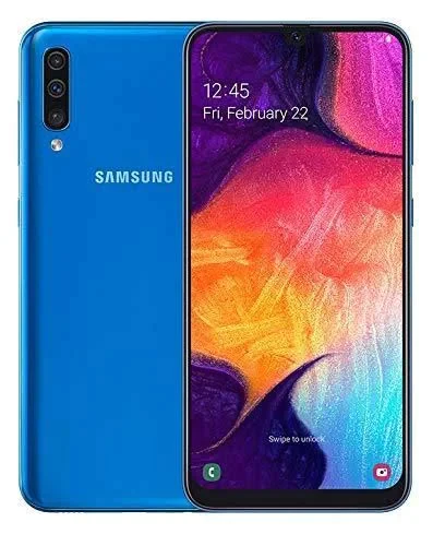 Samsung Galaxy A50 GSM Unlocked (Blue 64GB) - Texas Outlet