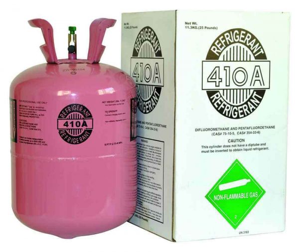 R410a refrigerant 25LB CYLINDER NEW FACTORY SEALED - Texas Outlet