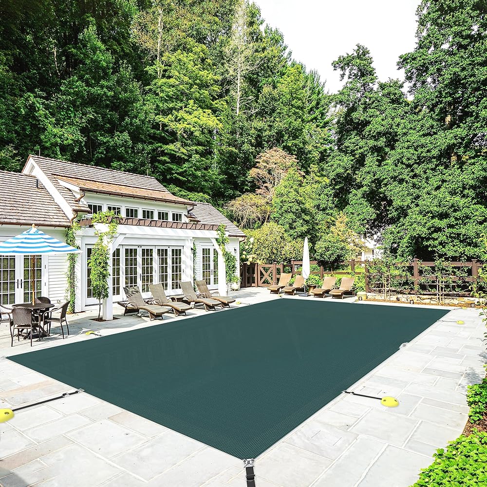 18'x36' Pool Covers for Inground Pools, Rectangle Pool Safety Covers ...
