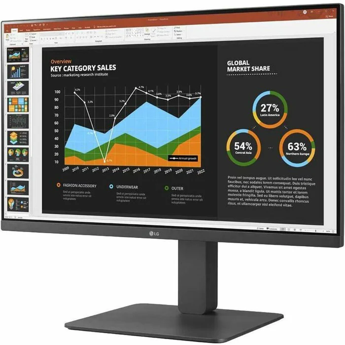 LG 24BR650B-C Widescreen LCD Monitor, Full HD, USB, HDMI, USB Type-C ...