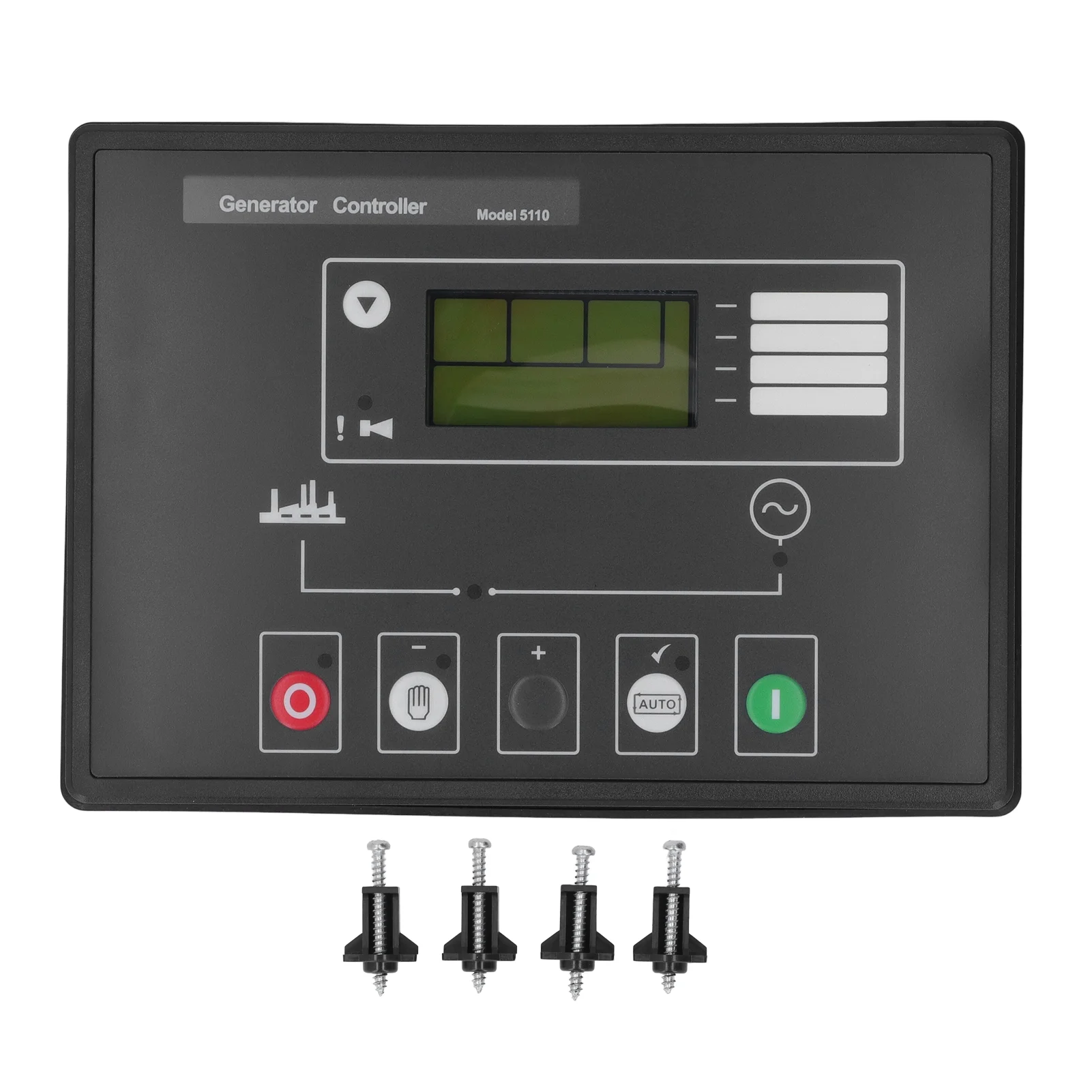 Diesel Generator Controller, Control Module Panel Monitor LCD Realtime ...