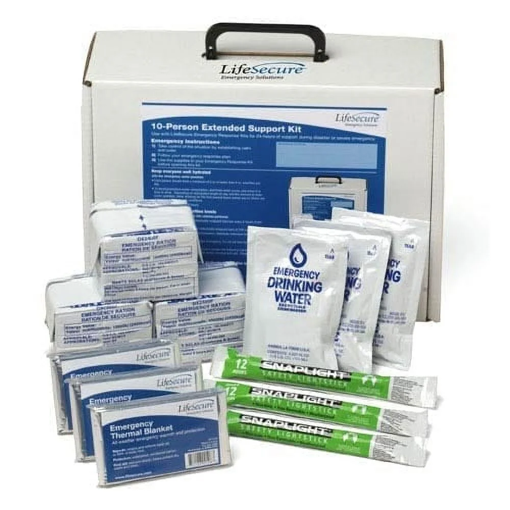 Lifesecure® 10-Person Extended Support Kit - Texas Outlet
