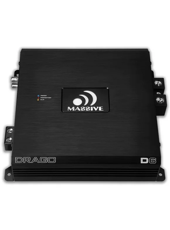 Massive Car Audio Monoblock 1 Channel Full Range Amplifier Class D 3000 ...