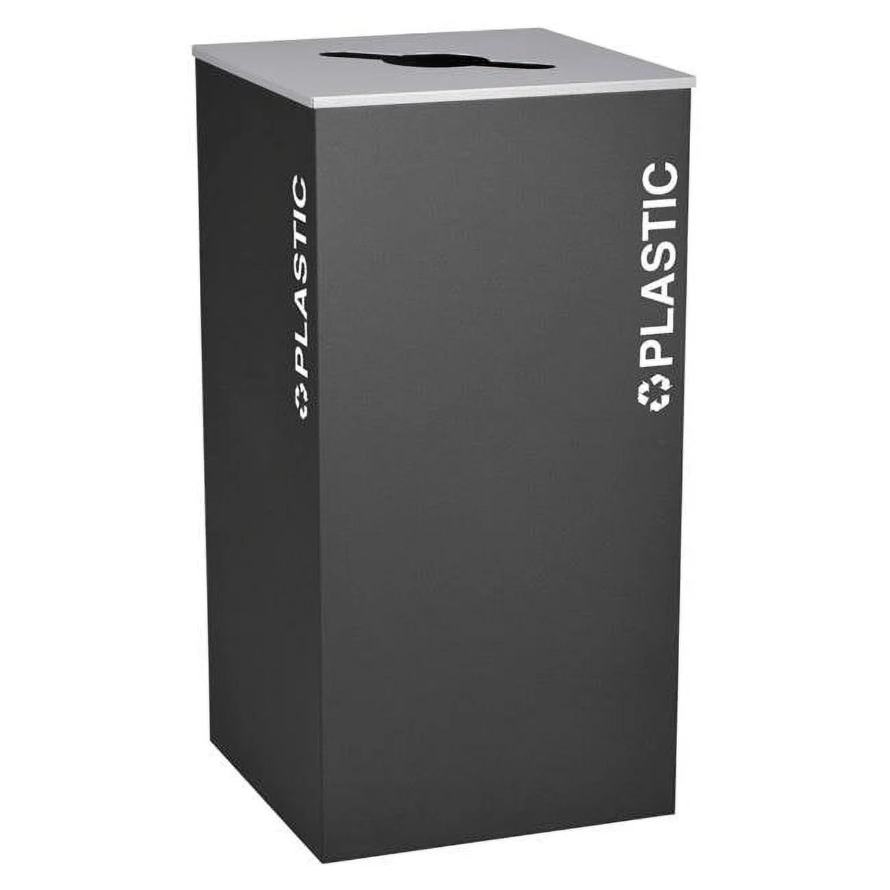 Ex-Cell Kaiser RC-KD36-PL BLX 36 Gallon Paper Recycling Bin, Black ...