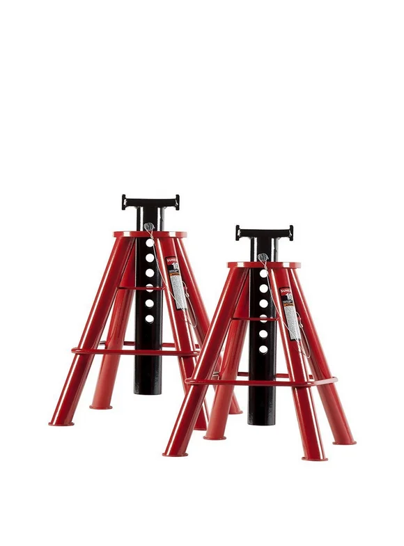 Sunex 10 Ton Medium Height Pin Type Jack Stands (Pair) - Texas Outlet