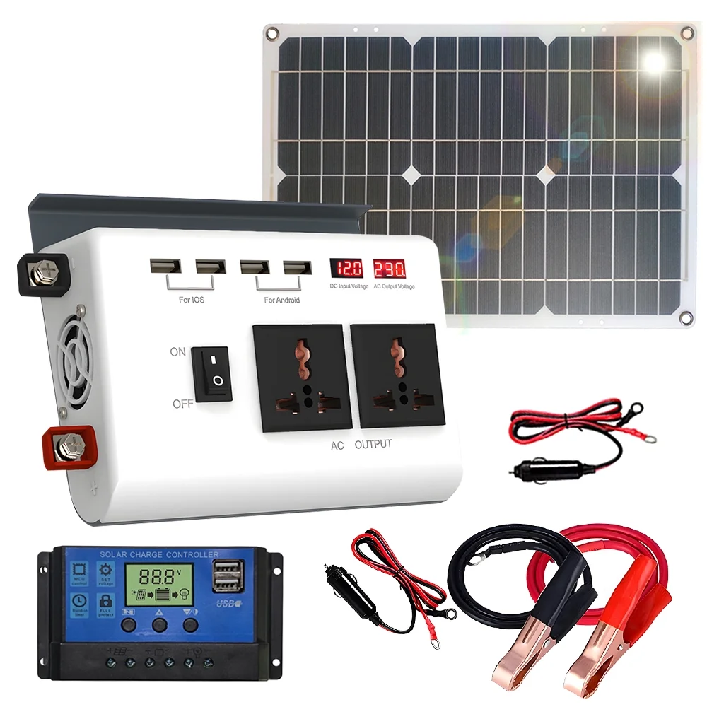Inverter,300w Inverter 12v To 12v To Inverter Inverter 12v Solar Panel ...