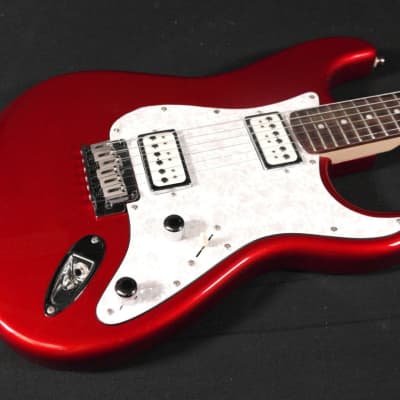 Squier Standard Stratocaster Candy Apple Red MODIFIED - Texas Outlet