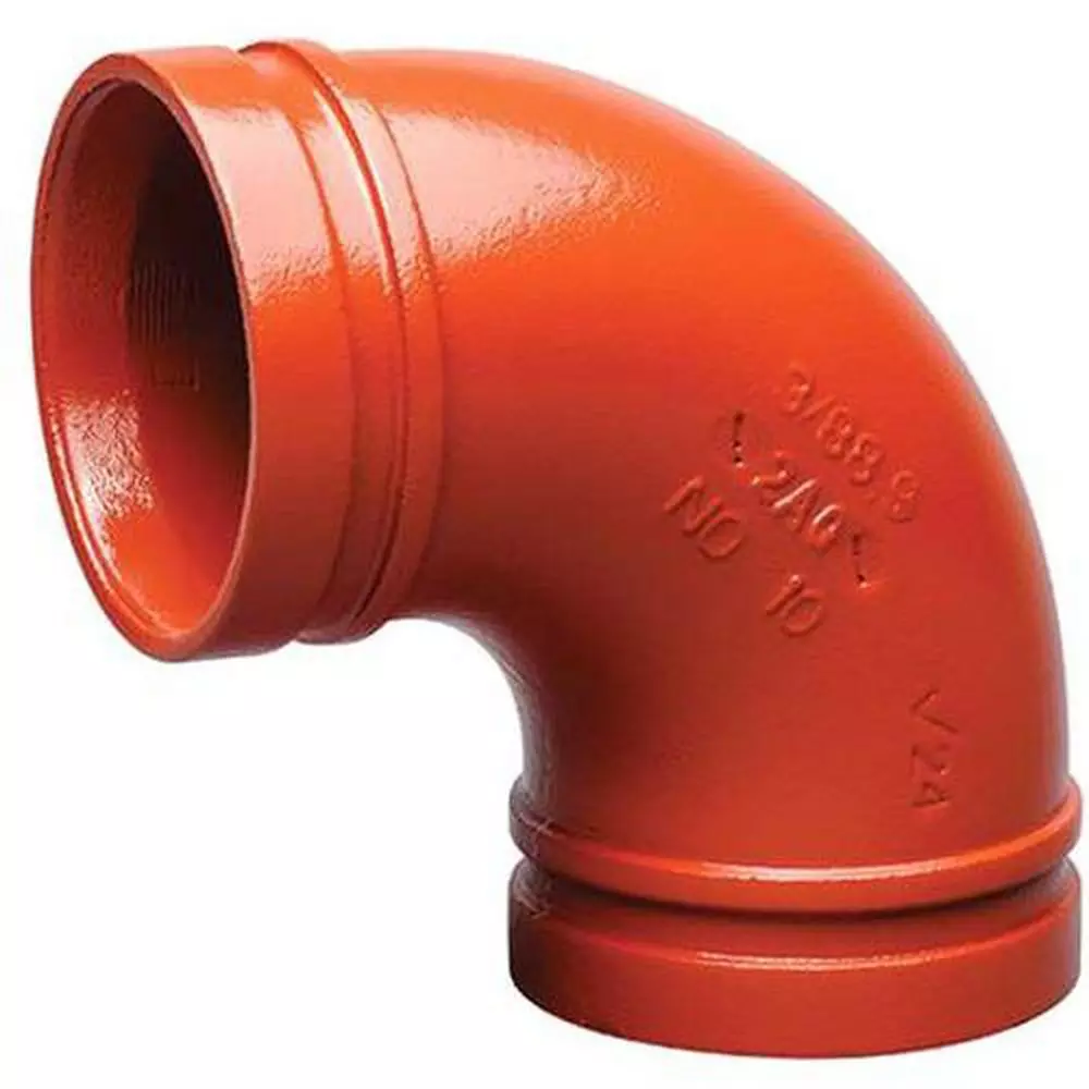 Victaulic Orange Grooved Lateral Reducing Global Orange Enamel Ductile ...
