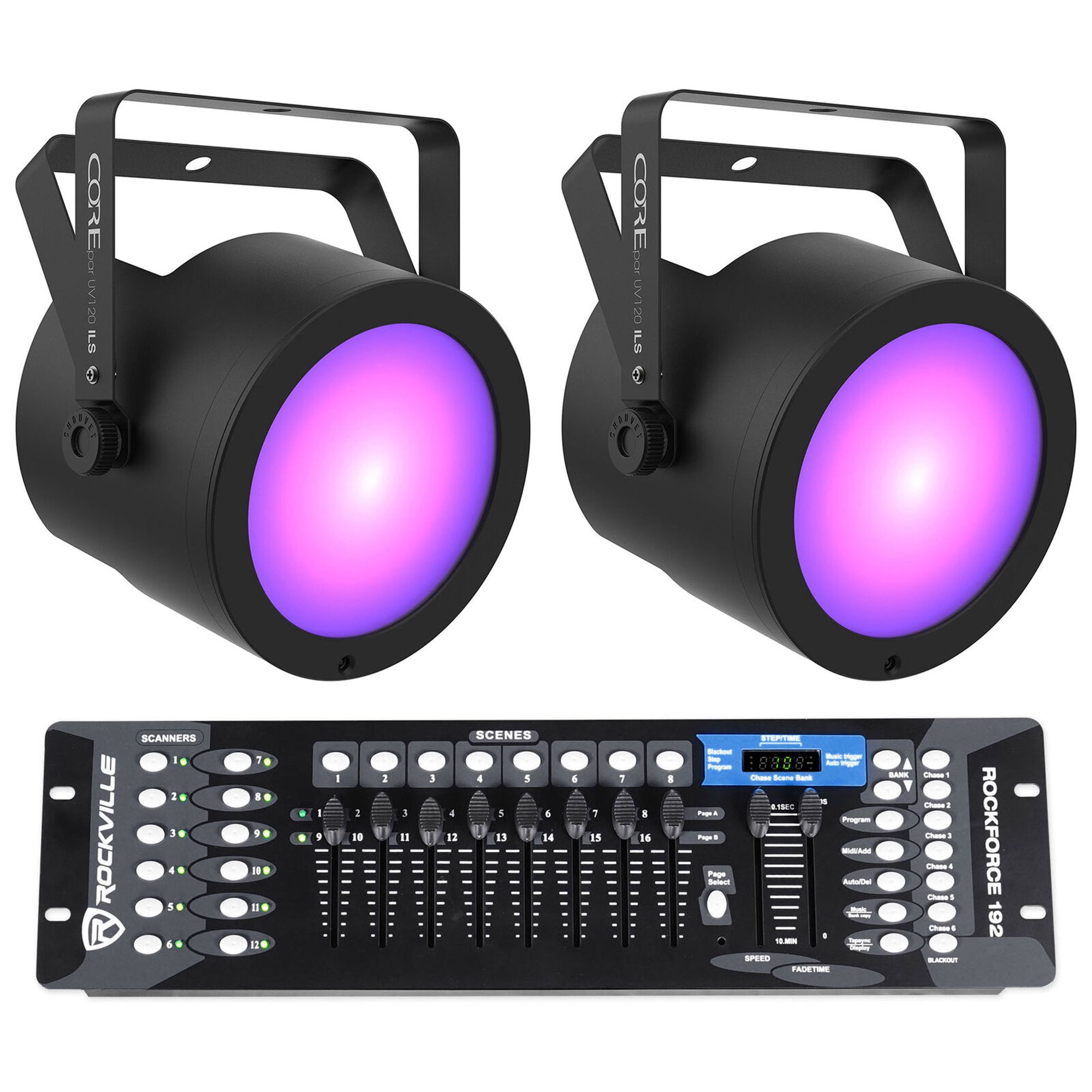 AGBY Corepar Uv 120 Ils Uv Cob Led D-Fi Usb Par Wash Light+Dmx ...