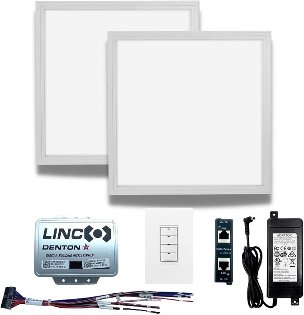 PoE Texas PoE Smart Light Kit with Recessed Lighting - Pre-Programmed ...