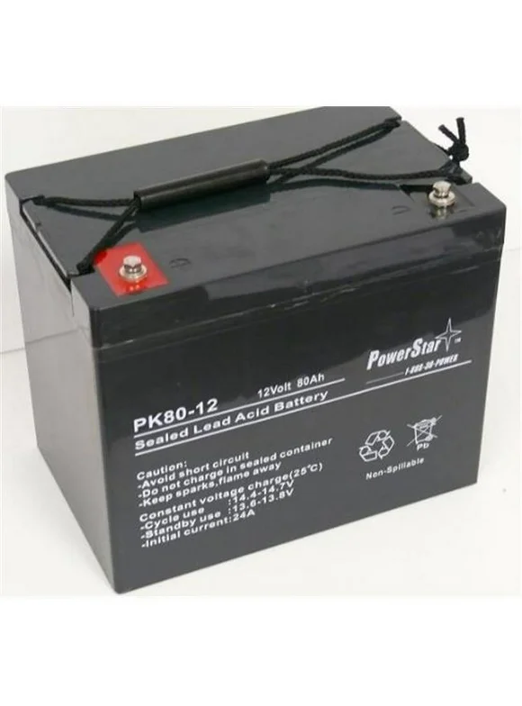 PowerStar PS12-80-20 Sunrise Medical BAT24 GP 24 AGM 12V- 75 Ah 12V ...