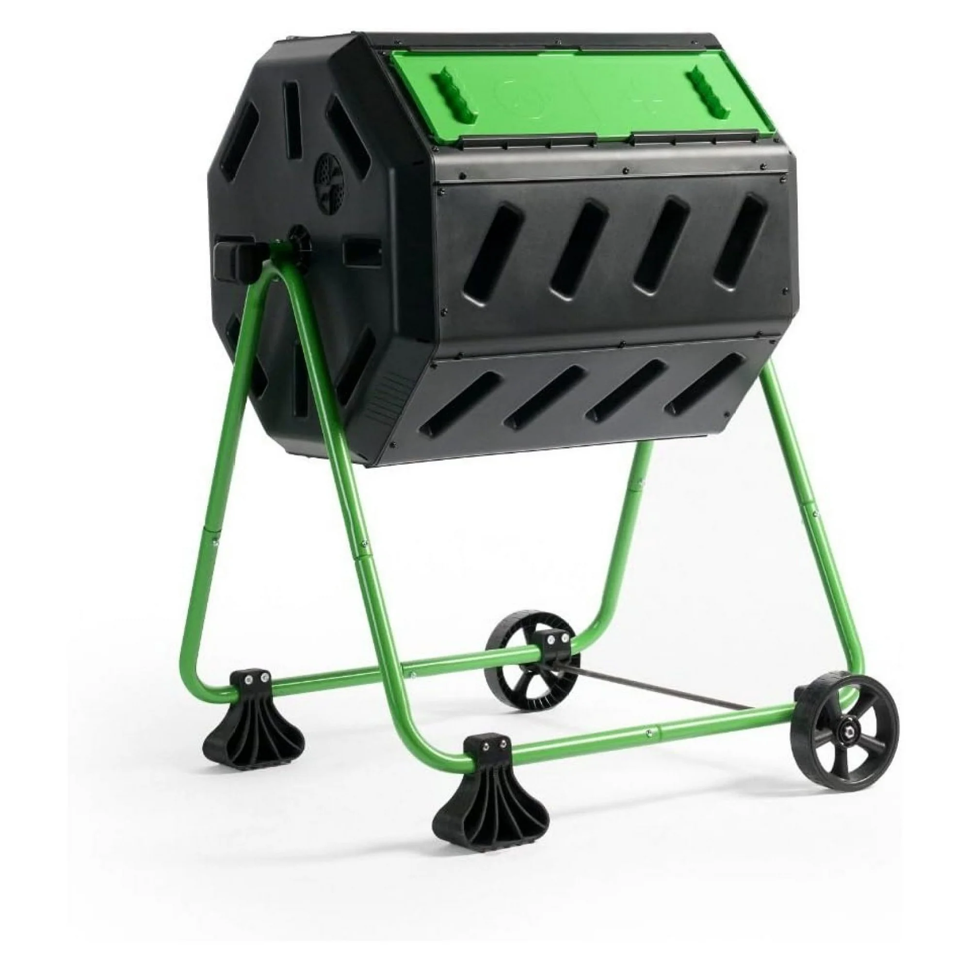 GpLuMy HOTFROG Mobile 43-Gallon Dual Chamber Continuous Tumbling ...