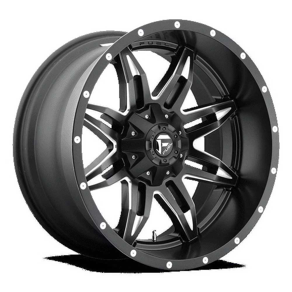 Fuel Lethal 15X10 Gloss Black Milled Wheel - Texas Outlet