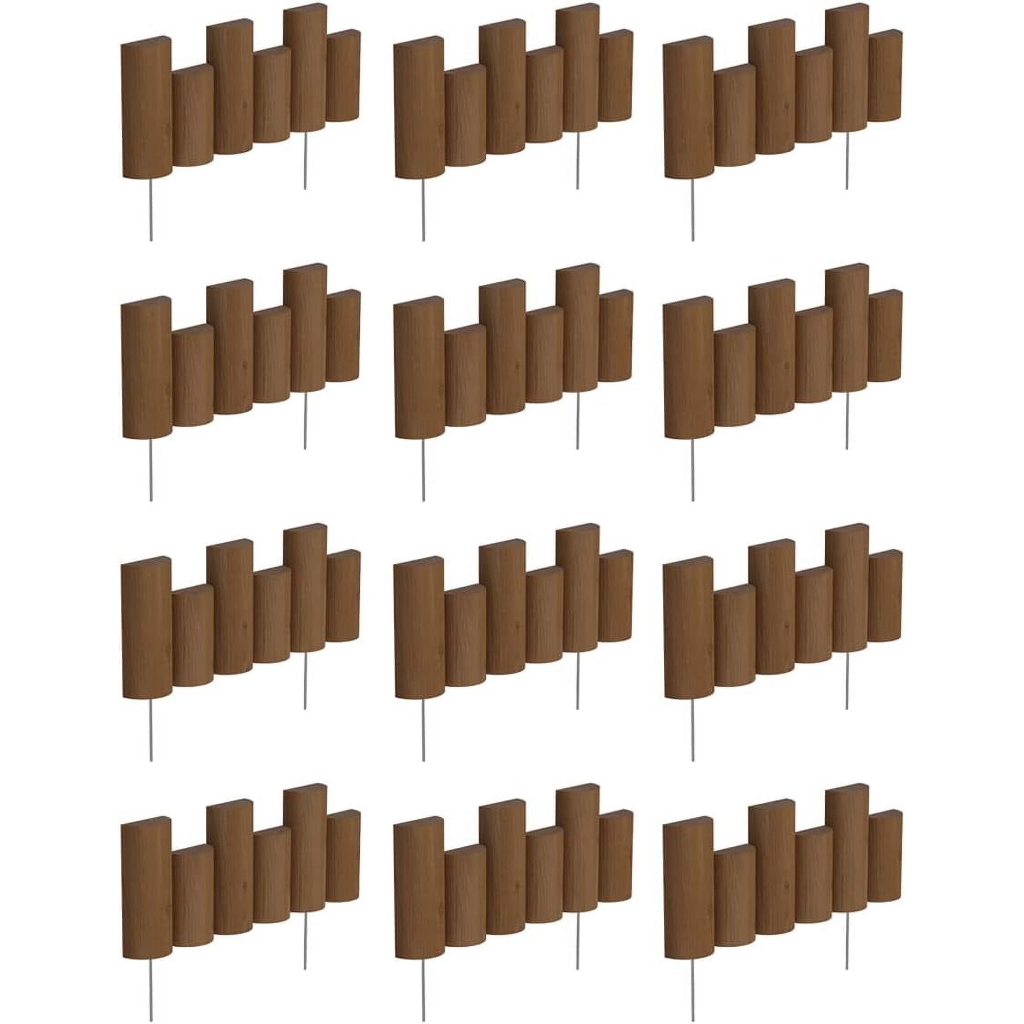 18 In. Half Log Edging (12 Pack) - Texas Outlet