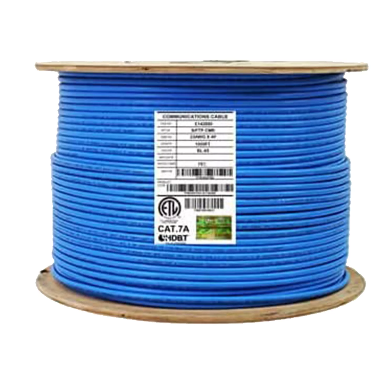 Infinity Cable CAT7A CMP Plenum 1000MHz S/FTP 22AWG Solid Bare Copper ...