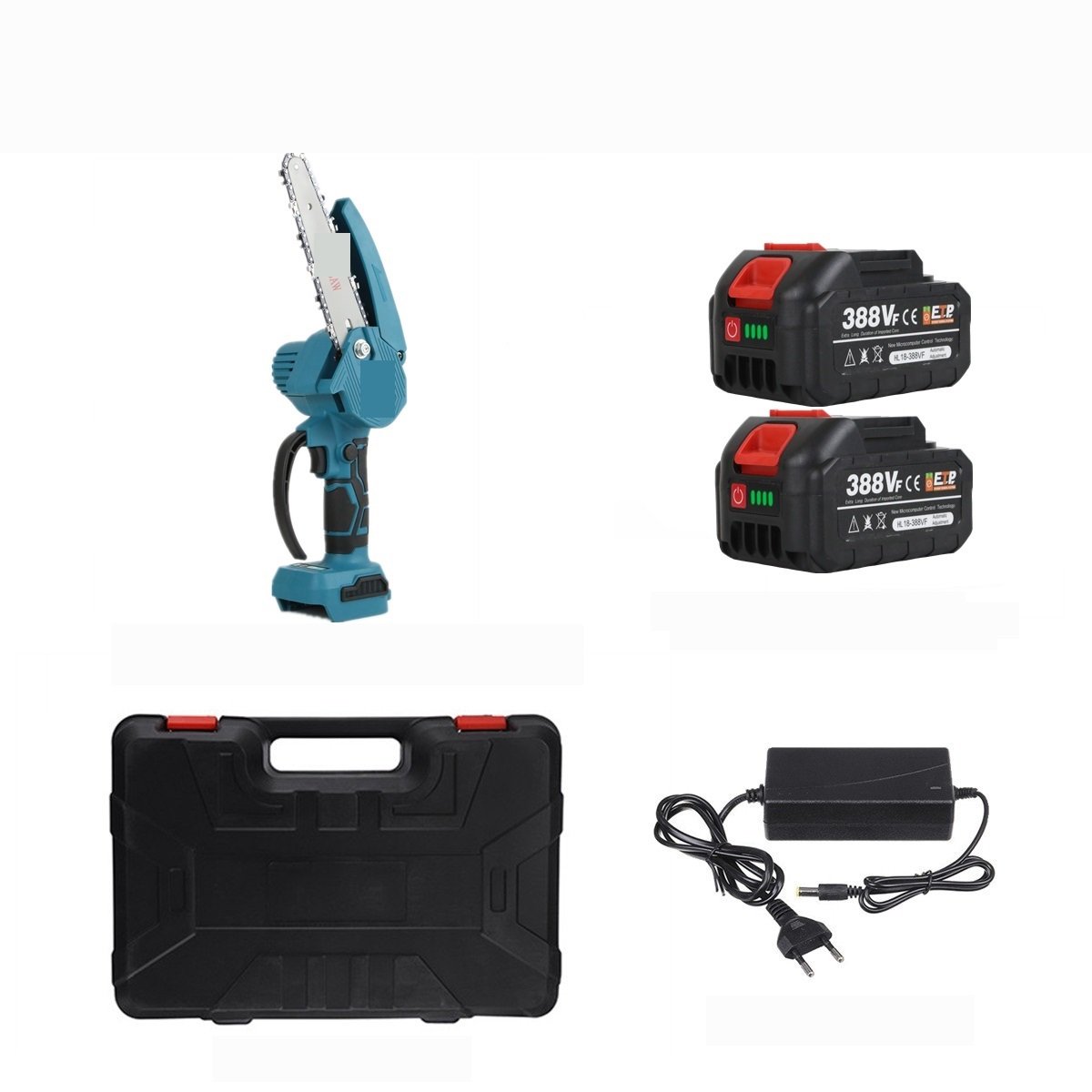 6 Inch 1200W Cordless Mini Electric Pruning Saw Brushless Handheld ...
