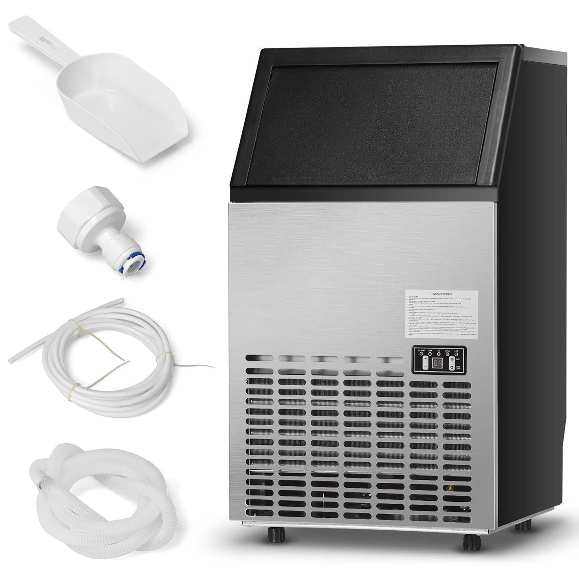 Commercial Built-In Stainless Steel Ice Maker Portable Ice Machine ...