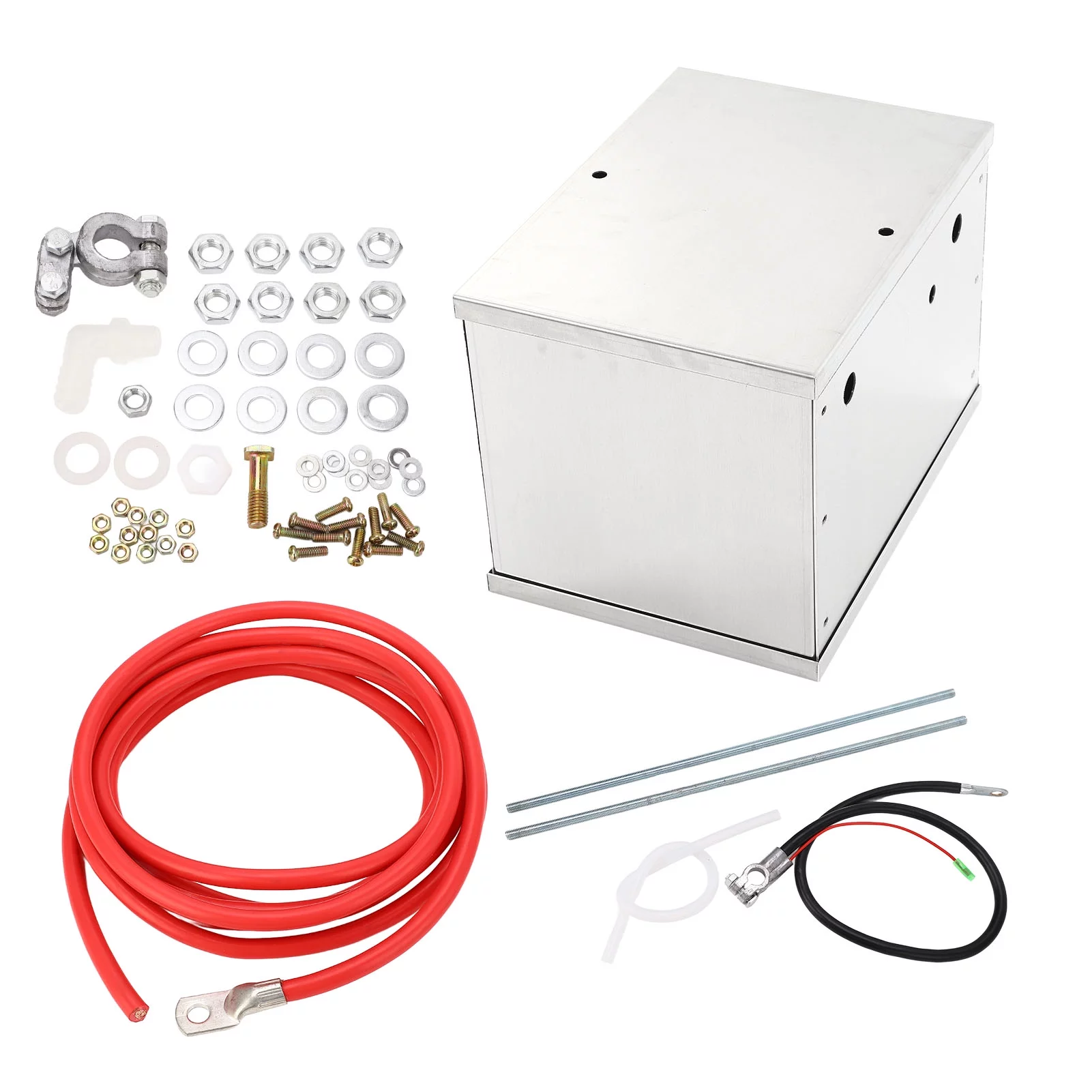 Universal Battery Box Relocation Kit Stainless Steel Heavy Duty High ...