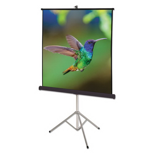 Quartet QRT570S Portable Tripod Projection Screen, 70 X 70, White Matte ...