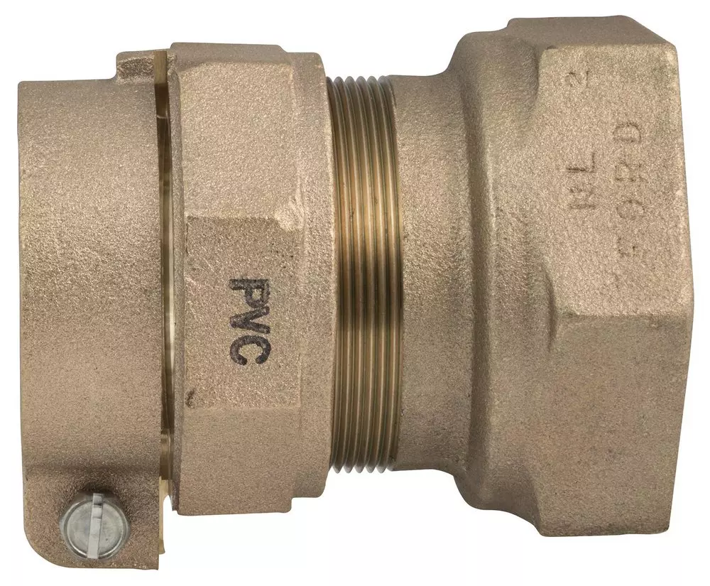 Ford Meter Box Female Copper Threaded x PVC Pack Joint Brass Coupling ...