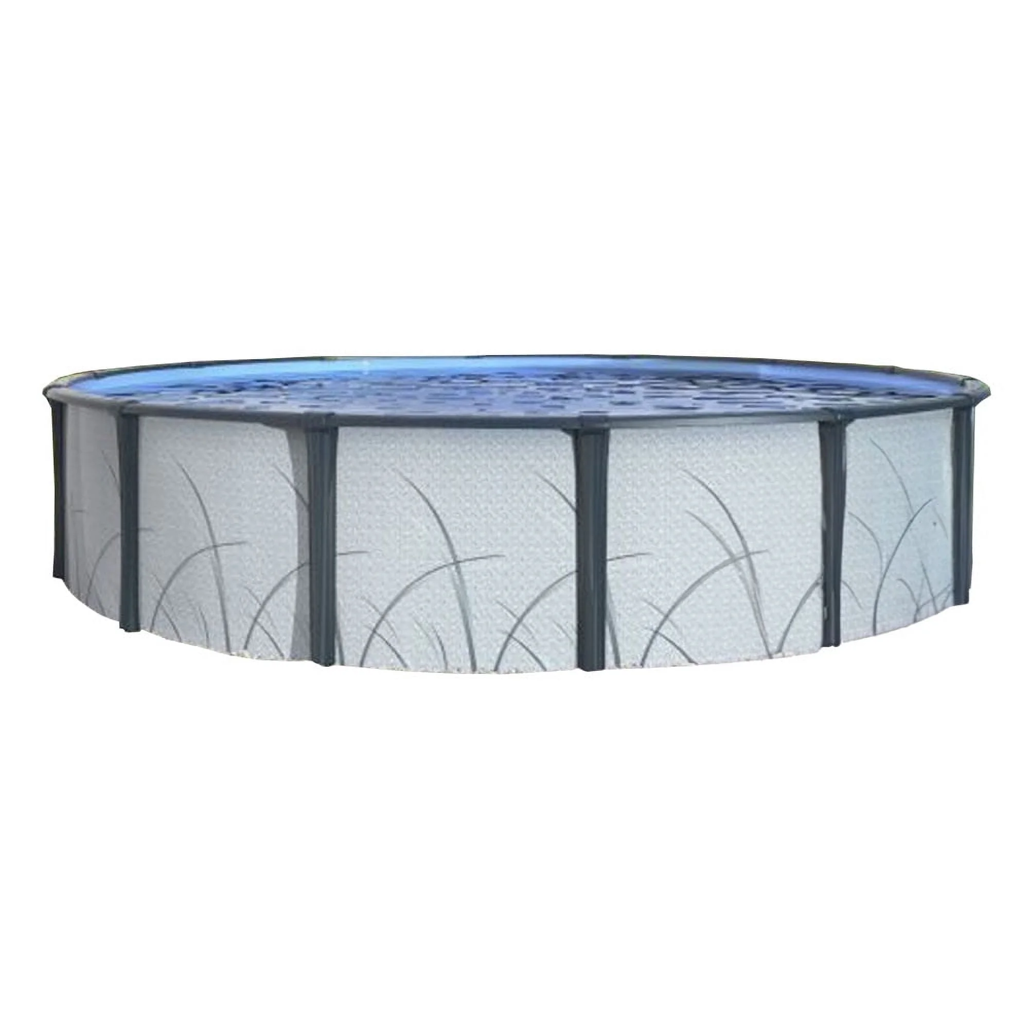 Lake Effect Pools Riverbank II 24' x 52" Round Resin Protected Above ...