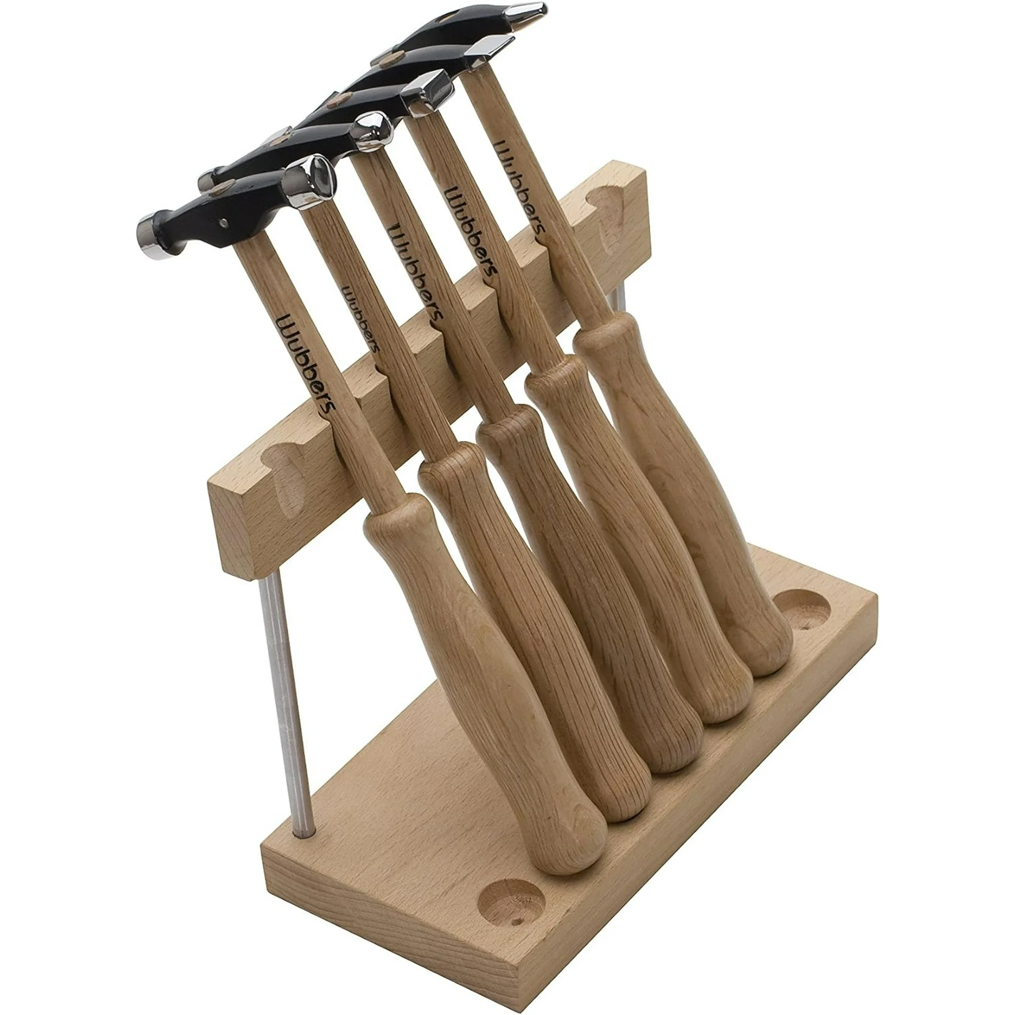 Wubbers Artisan's Mark 5 Pc Hammer Set W/stand | HAM-6200 - Texas Outlet