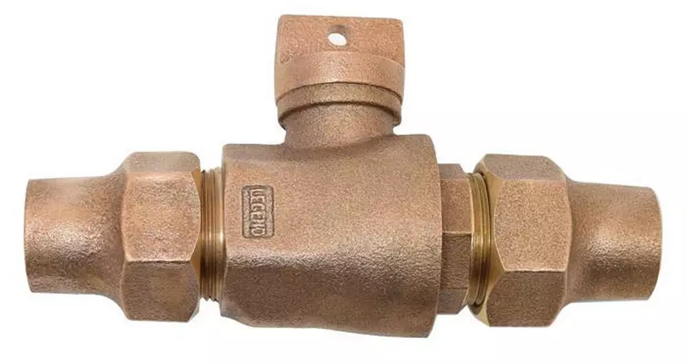 Legend Valve & Fitting Flare Curb Stop - Texas Outlet