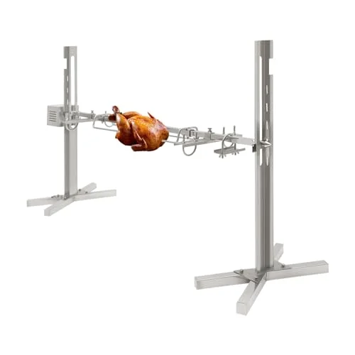 53inch Pig Grill Kit 66lb Load Outdoor Hog Lamb Rotisserie,15W Motor ...