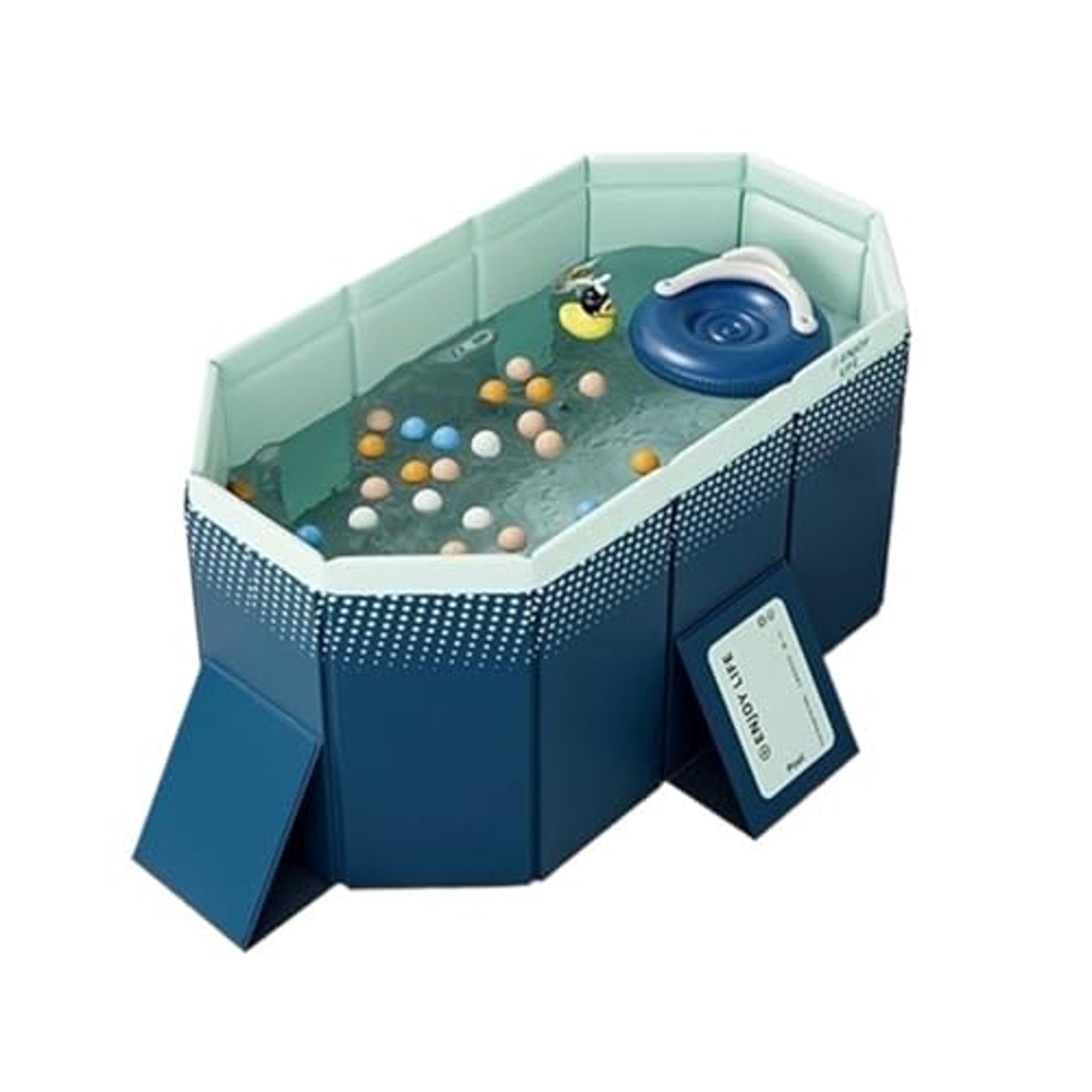 Rectangular Summer Outdoor Large Pools, Collapsible Portable Pool ...