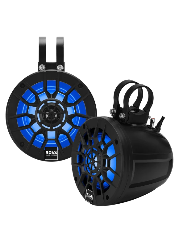 BOSS Audio Systems MPWT50RGB ATV UTV Marine Waketower Speaker System ...