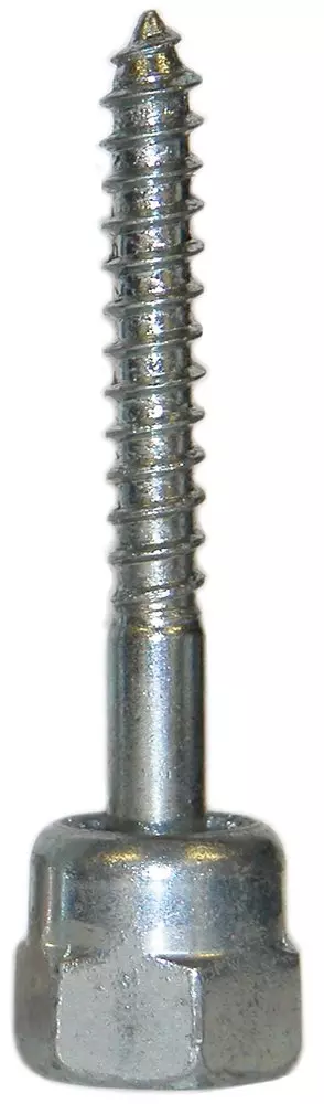 Sammys® Red 1/4 in. Electroplated Zinc Wood Vertical Threaded Rod ...