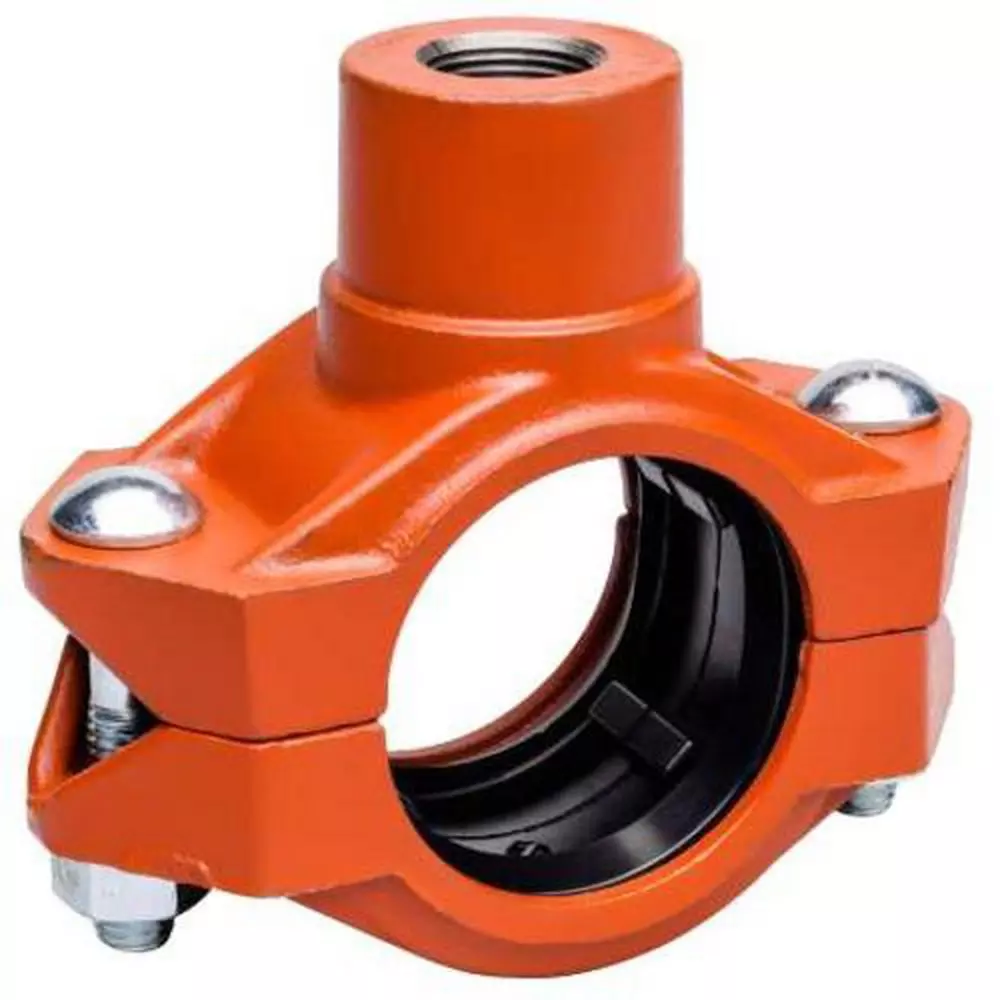 Victaulic Orange Painted FPT Reducing Coupling - Texas Outlet