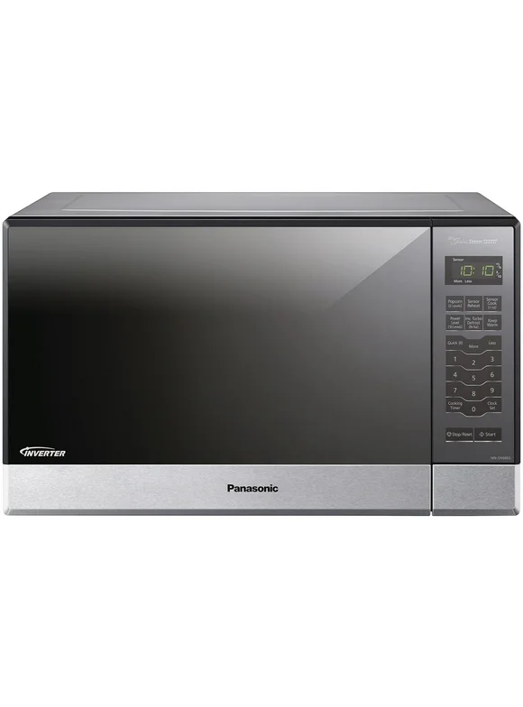 Panasonic Genius Sensor 1.2 Cu. Ft. 1200W Countertop/Built-In Microwave ...
