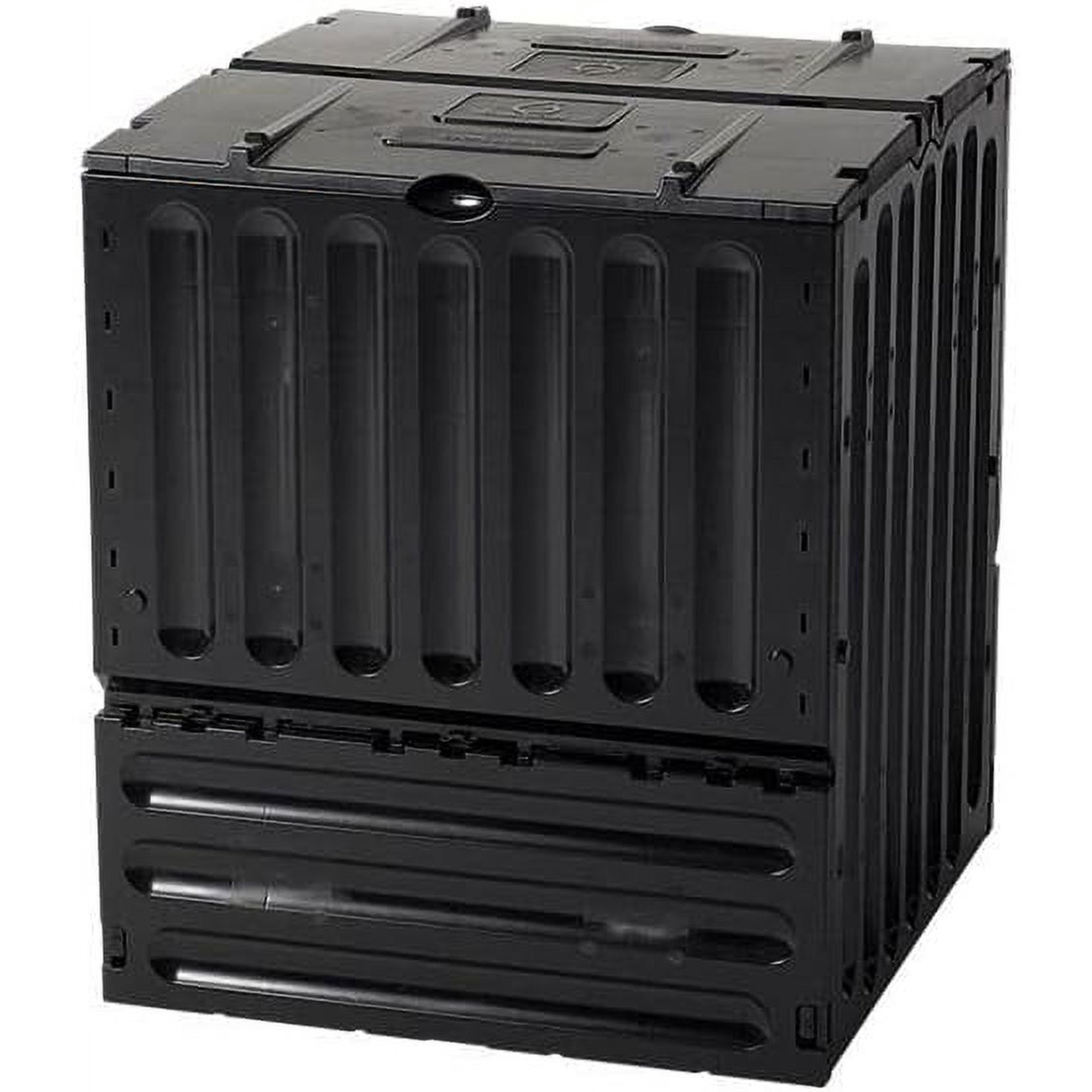 627004 Small Eco King Polypropylene 105-Gallon Composter, Black - Texas ...