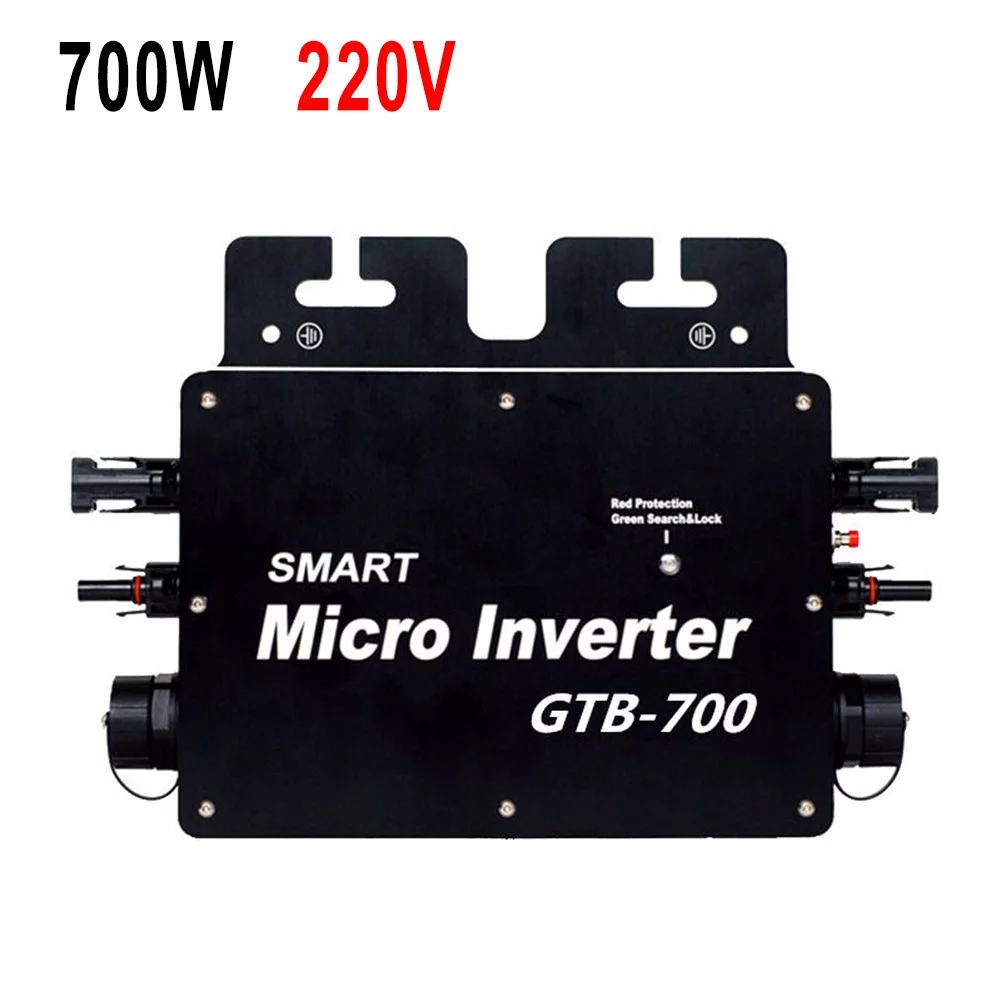 GTB-700W 800W Smart Micro Inverter Solar Grid Inverter APP Monitoring ...