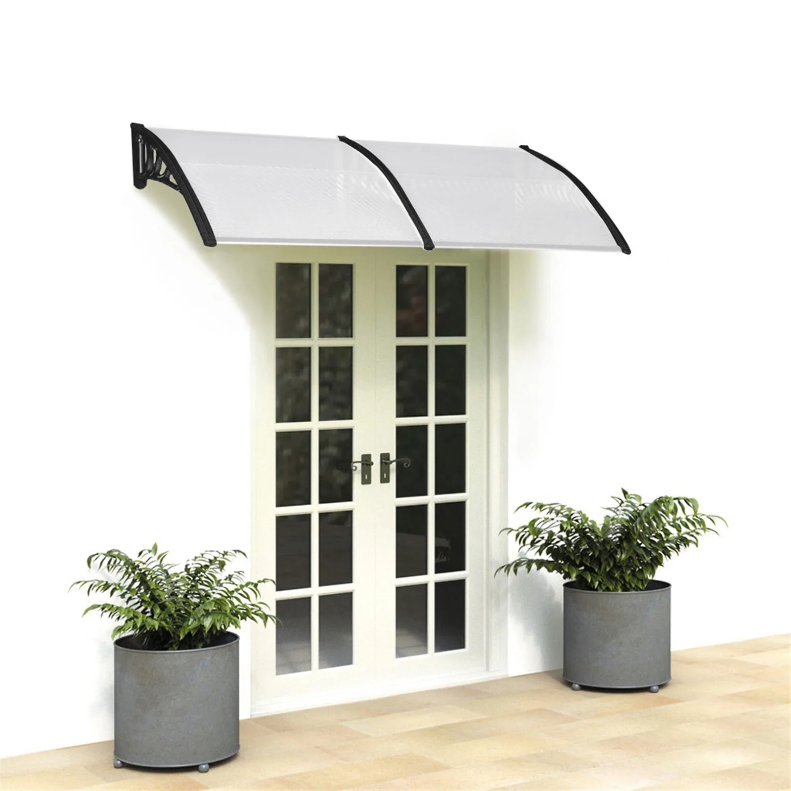 Outdoor Front Door Window Awning Patio Canopy Rain Cover UV Protected ...